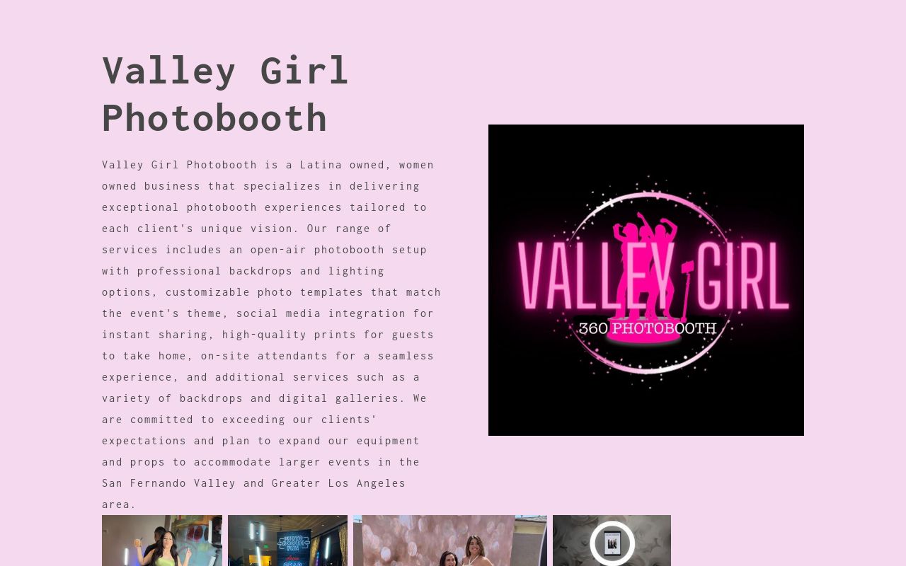 Valley Girl Photobooth